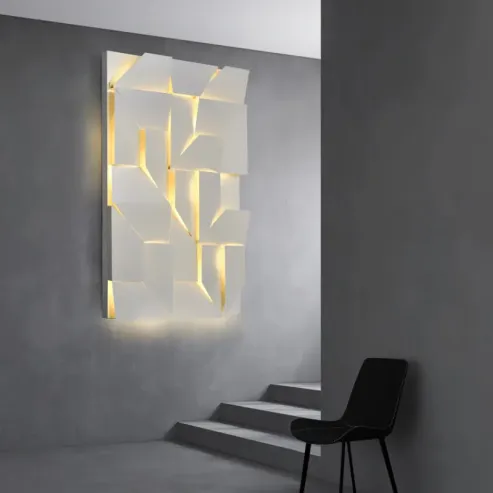 HikariFrame Wall Light – Origami-Inspired Modern Lighting – Light Makers
