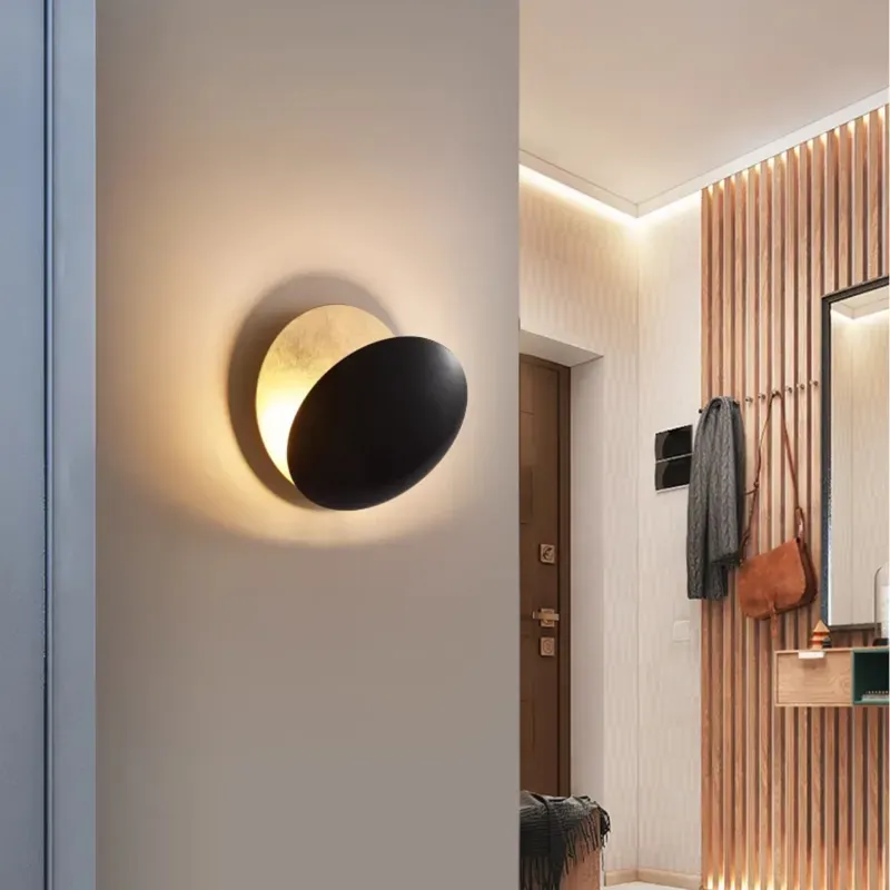 OrrinShell Wall Light – Sculptural Gold Accent Lighting – Light Makers