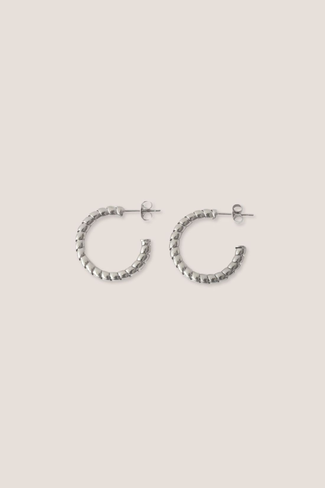 Ray Silver Twist Earrings – Gung Jewellery