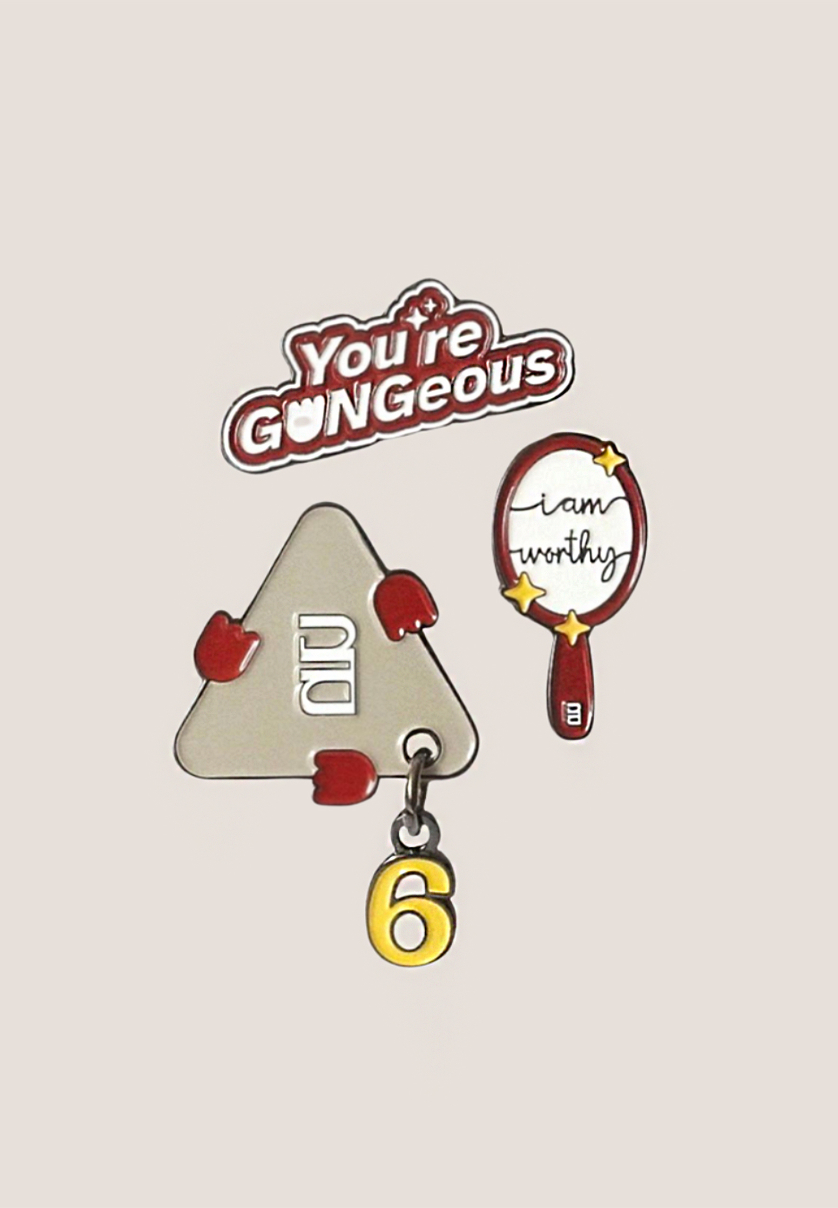 Self-Affirmation Enamel Pin – Gung Jewellery