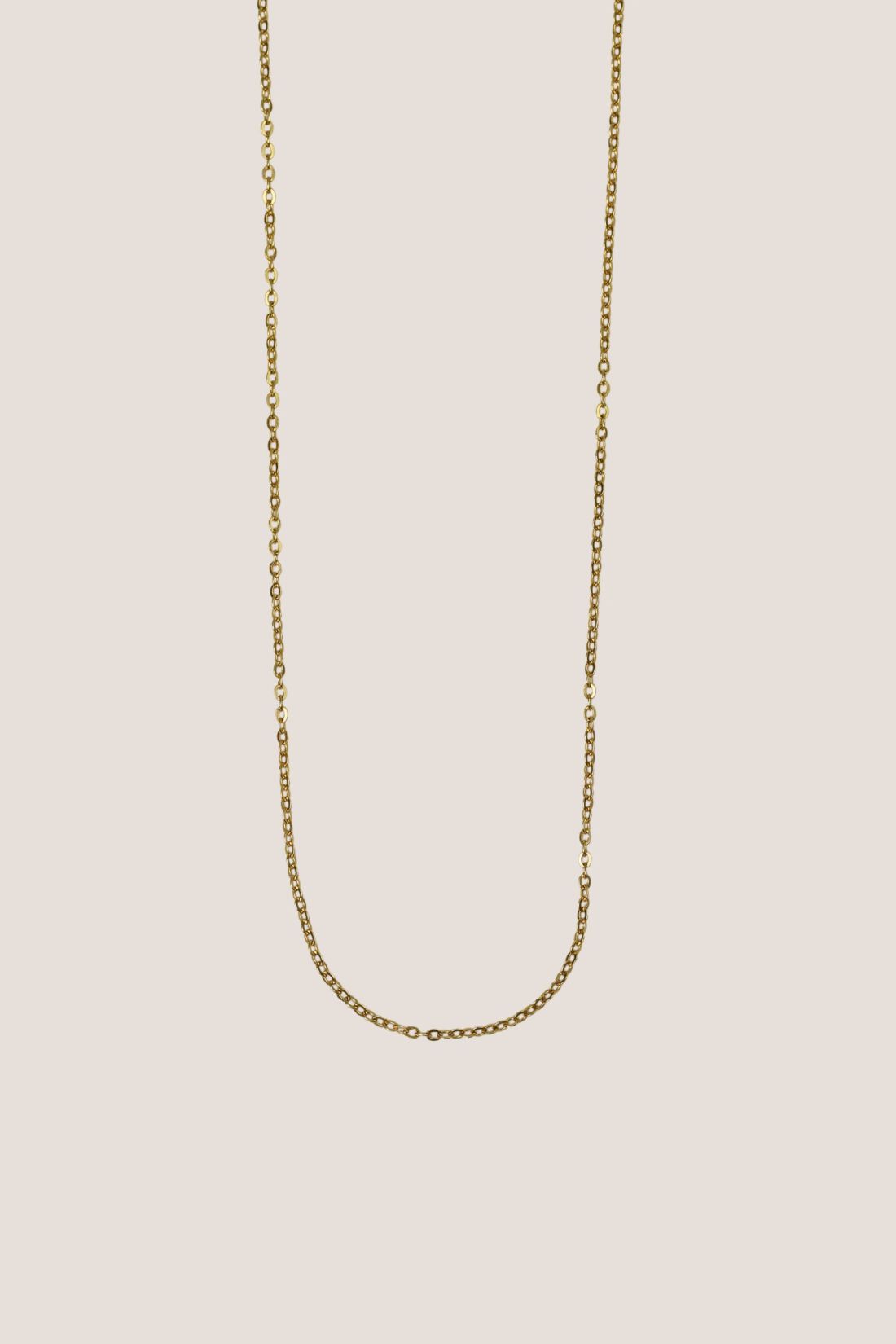Plain Chain Gold Necklace – Gung Jewellery