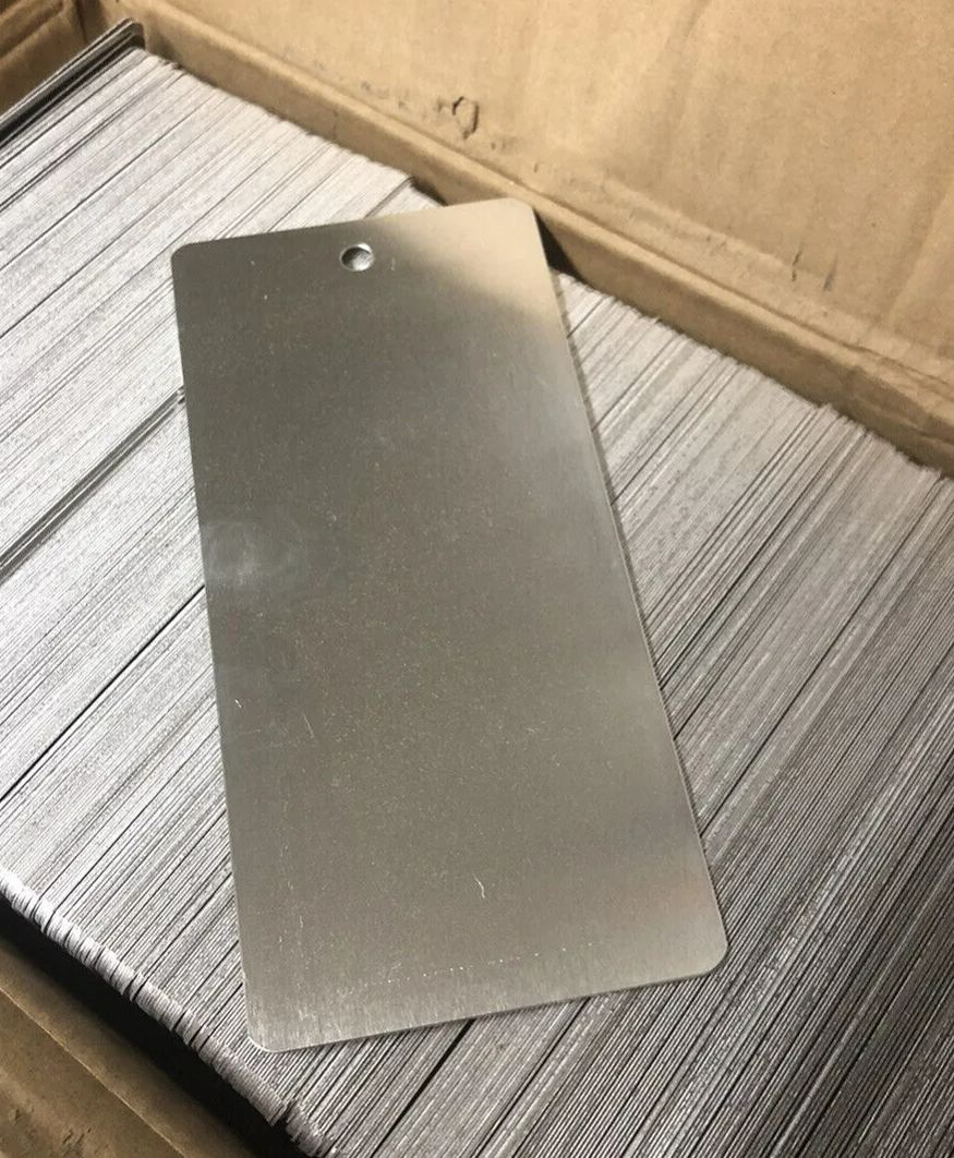 Blank Aluminum Sample Panels 50 Pack