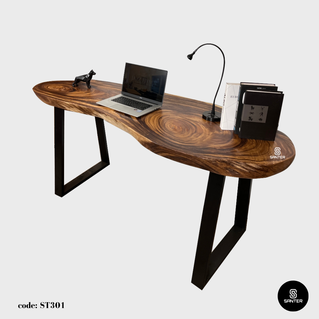 ST301. Raintree Solid Wood Office Table / Study Table