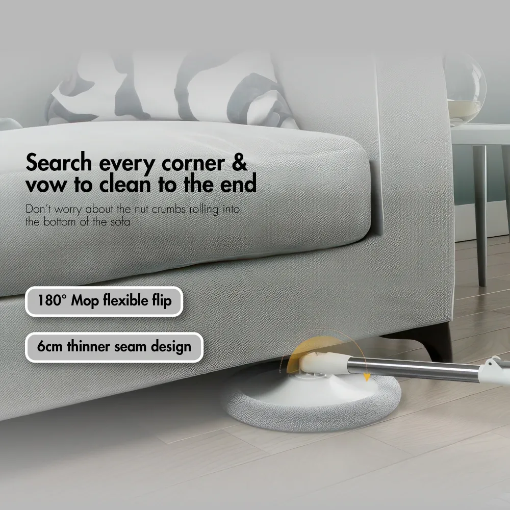 Discover the HOUZE Clean Water Square Spin Mop:Your Cleaning Companion