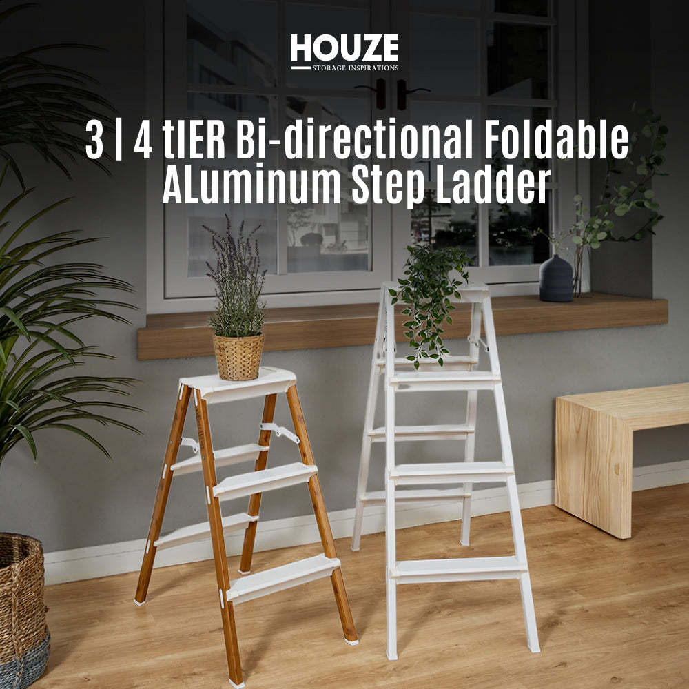 VIV Bi Directional Foldable Aluminum Ladder HOUZE
