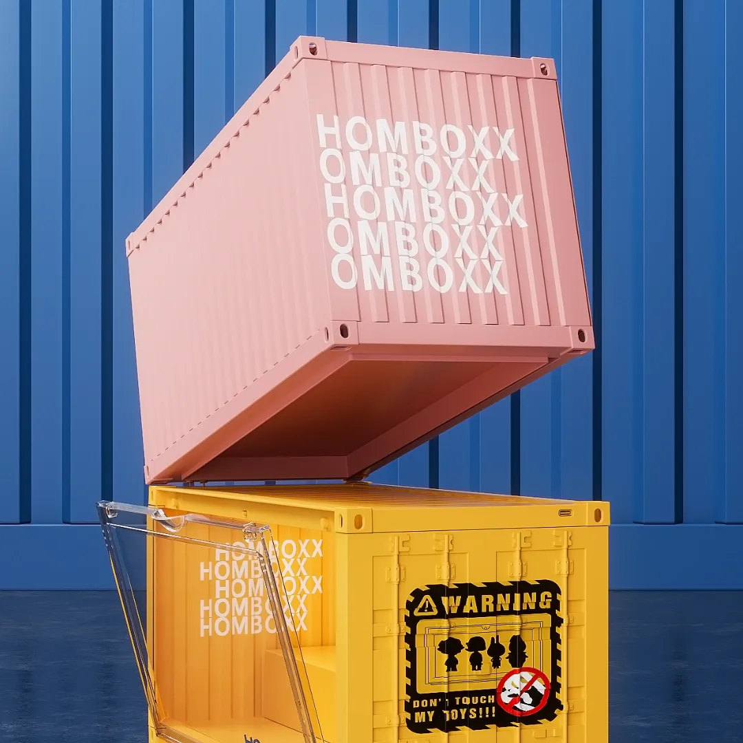 HOUZE - POPCON Popmart Container Display Storage Box with Shelf
