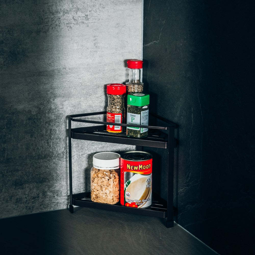 HOUZE 2 Tier Kitchen Corner Rack: The Key to Kitchen Efficiency