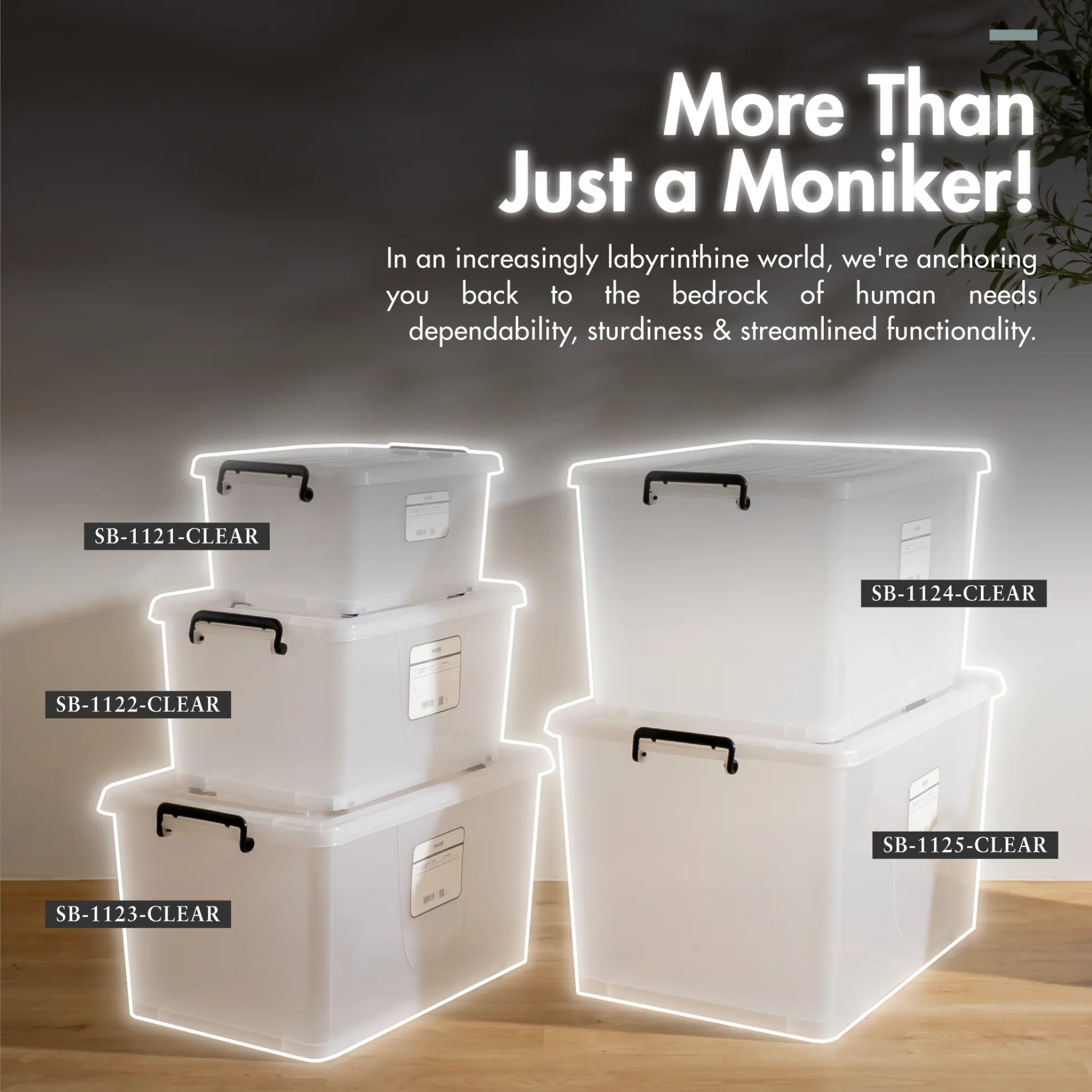 Get Organized with HOUZE ESSENTIALS Series: Stackable Boxes on Wheels