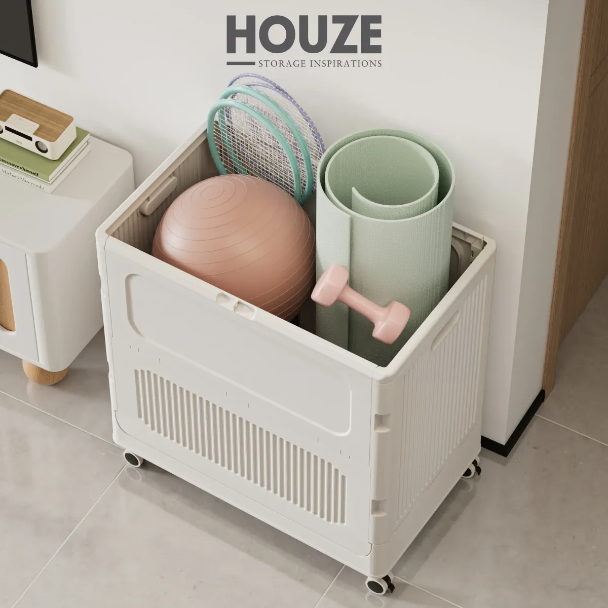 HX - 48L|123L Exercise Equipment Storage Chest Collection – HOUZE