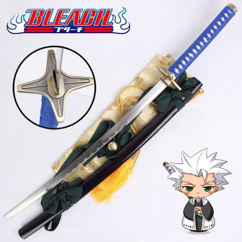 Premium Bleach Toshiro Hitsugaya Metal Sword Kantana Cosplay-Costume ...