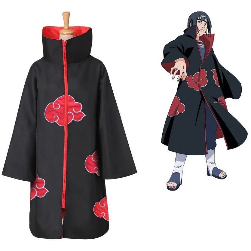 Naruto Costume Akatsuki Robe Cloak-Costume Works AU