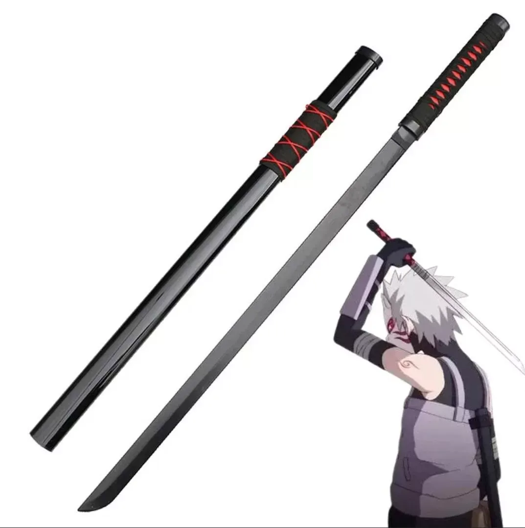 Naruto Hatake Kakashi ANBU Metal Sword-Costume Works AU