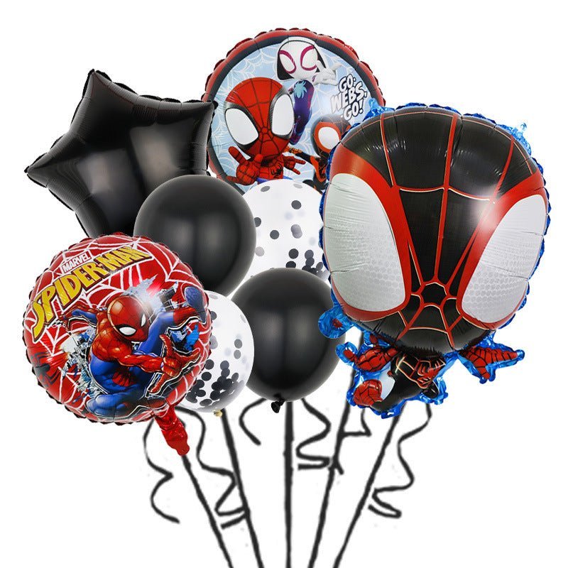 Spiderman Foil Balloon Bouquet-Costume Works AU