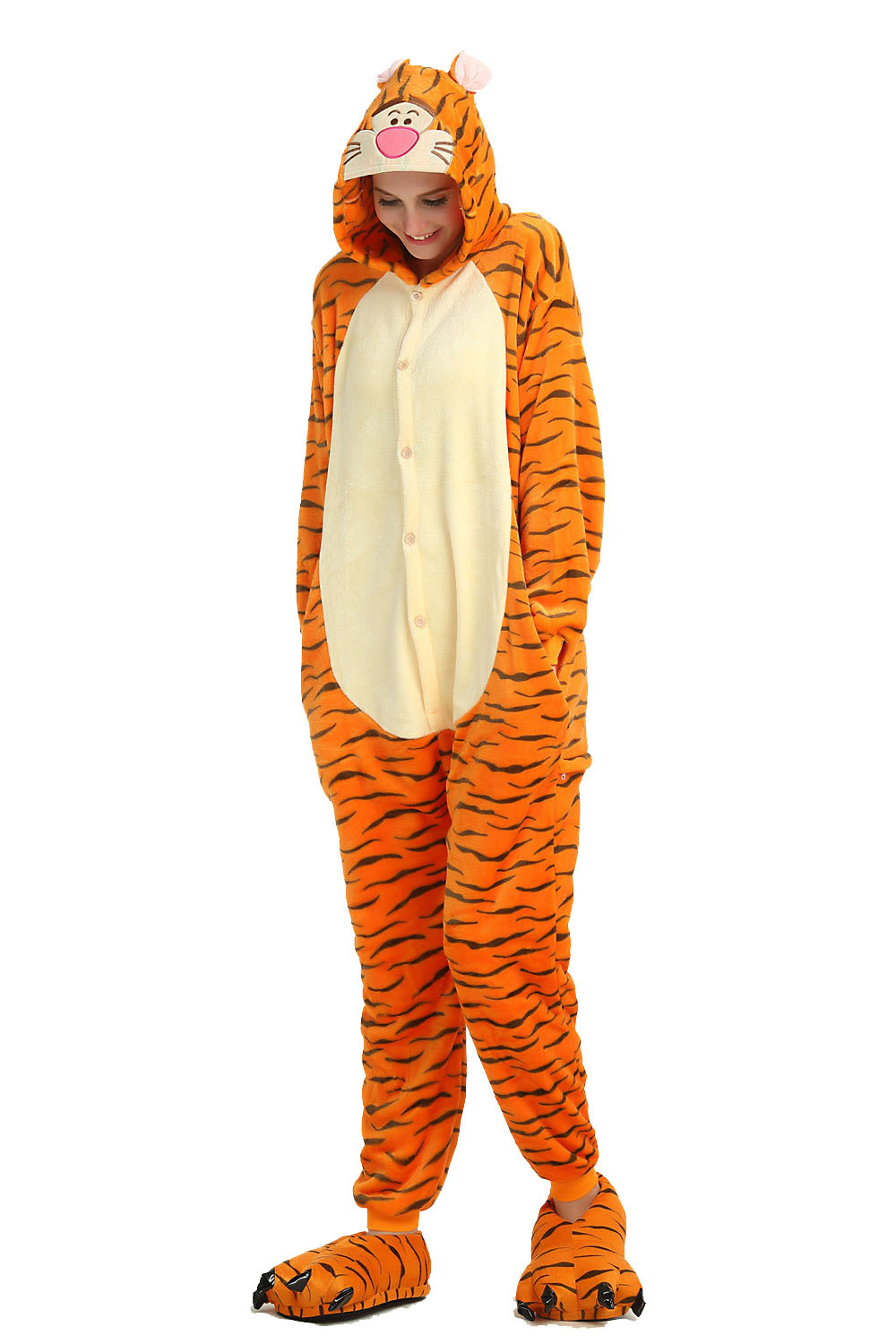 Kids Tigger Onesie Costume Kigurumi Pajamas-Costume Works AU