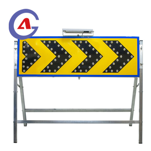 Arrow Board With Frame Led Arrow Warning Light Solar Powered Flashing
