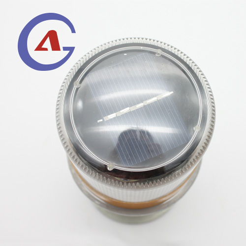 traffic cone solar beacon light