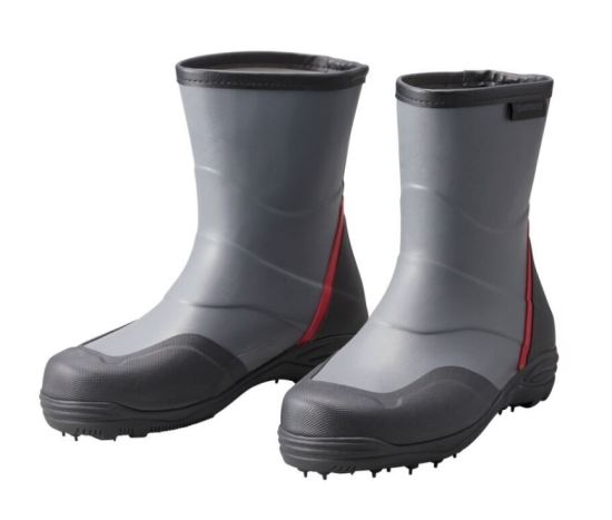 Shimano Short Light Fishing Rock Boots With Spikes Charcoal Colour ...