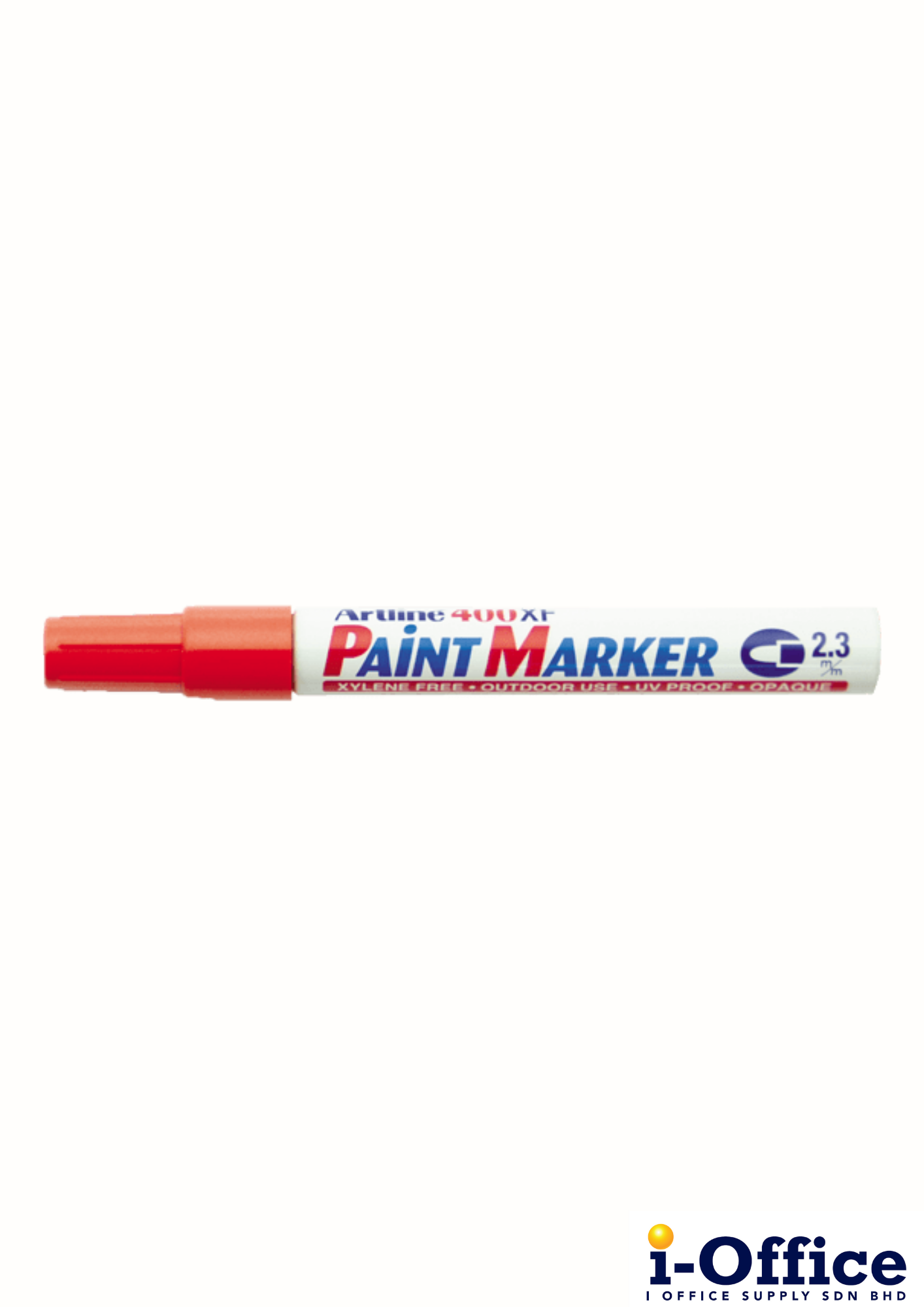 Artline EK-400XF Paint Marker - Red