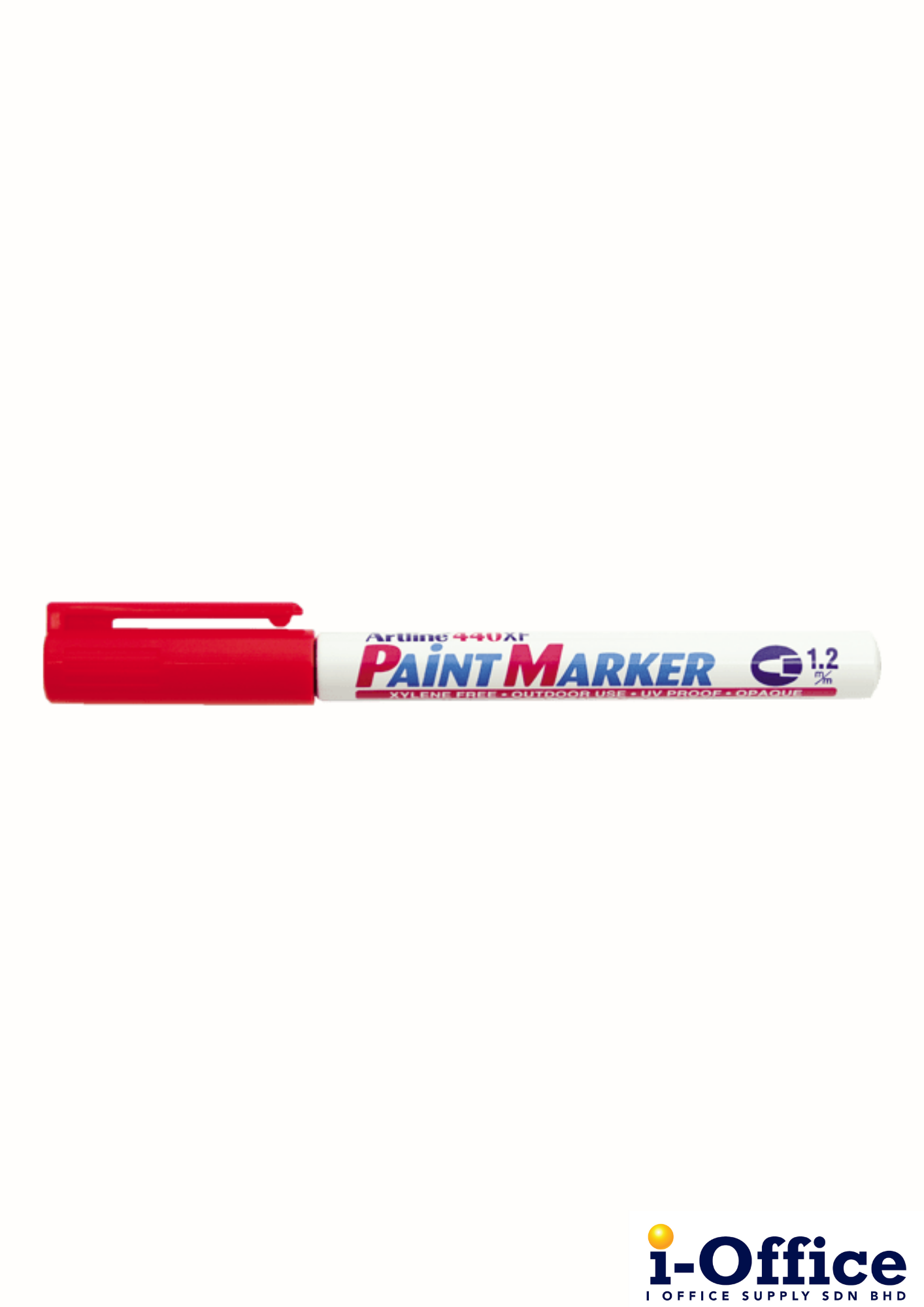 Artline EK-440XF Paint Marker - Red-Wholesale Office Stationery Supply