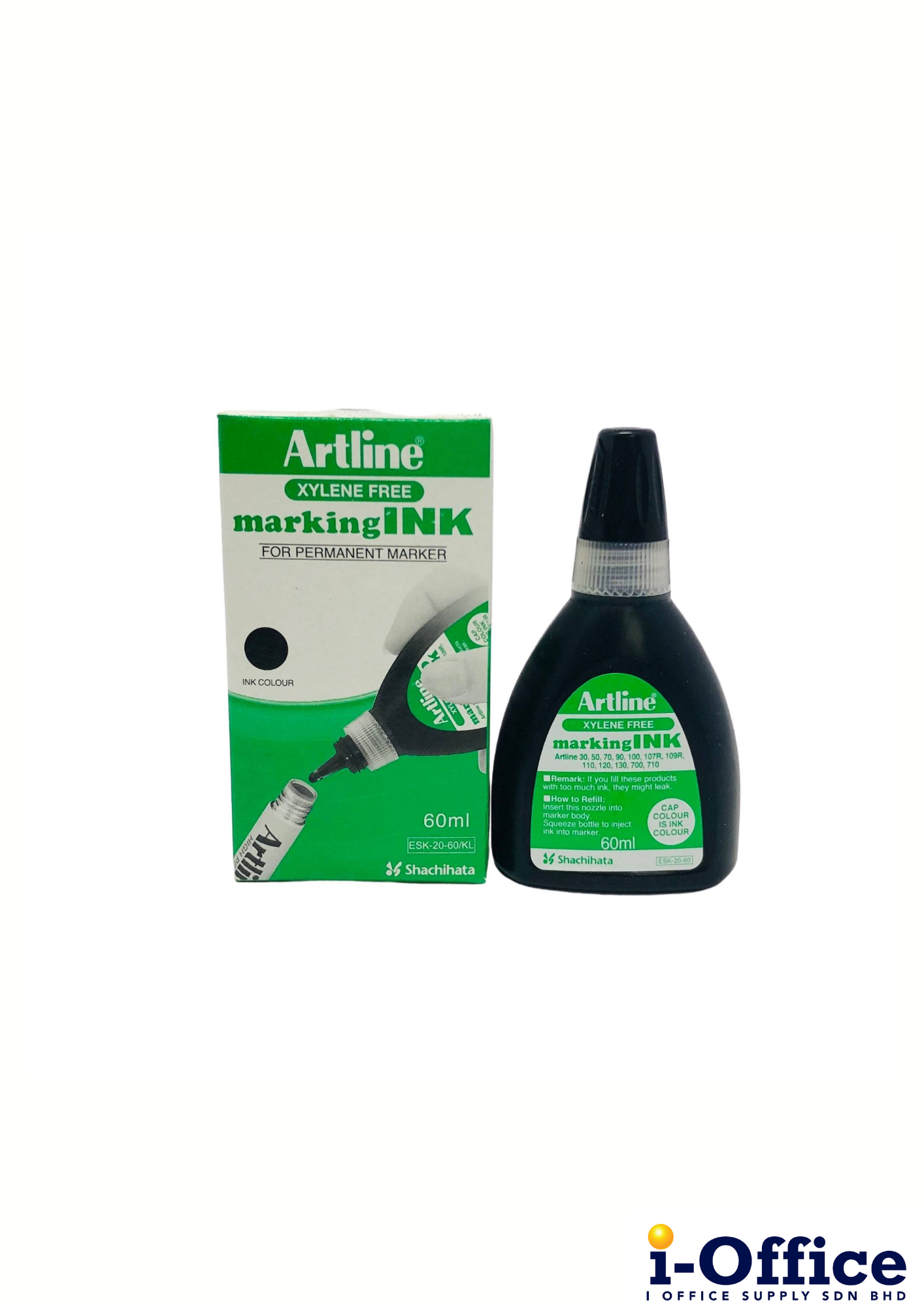 Artline Marking Ink 60ml - Black