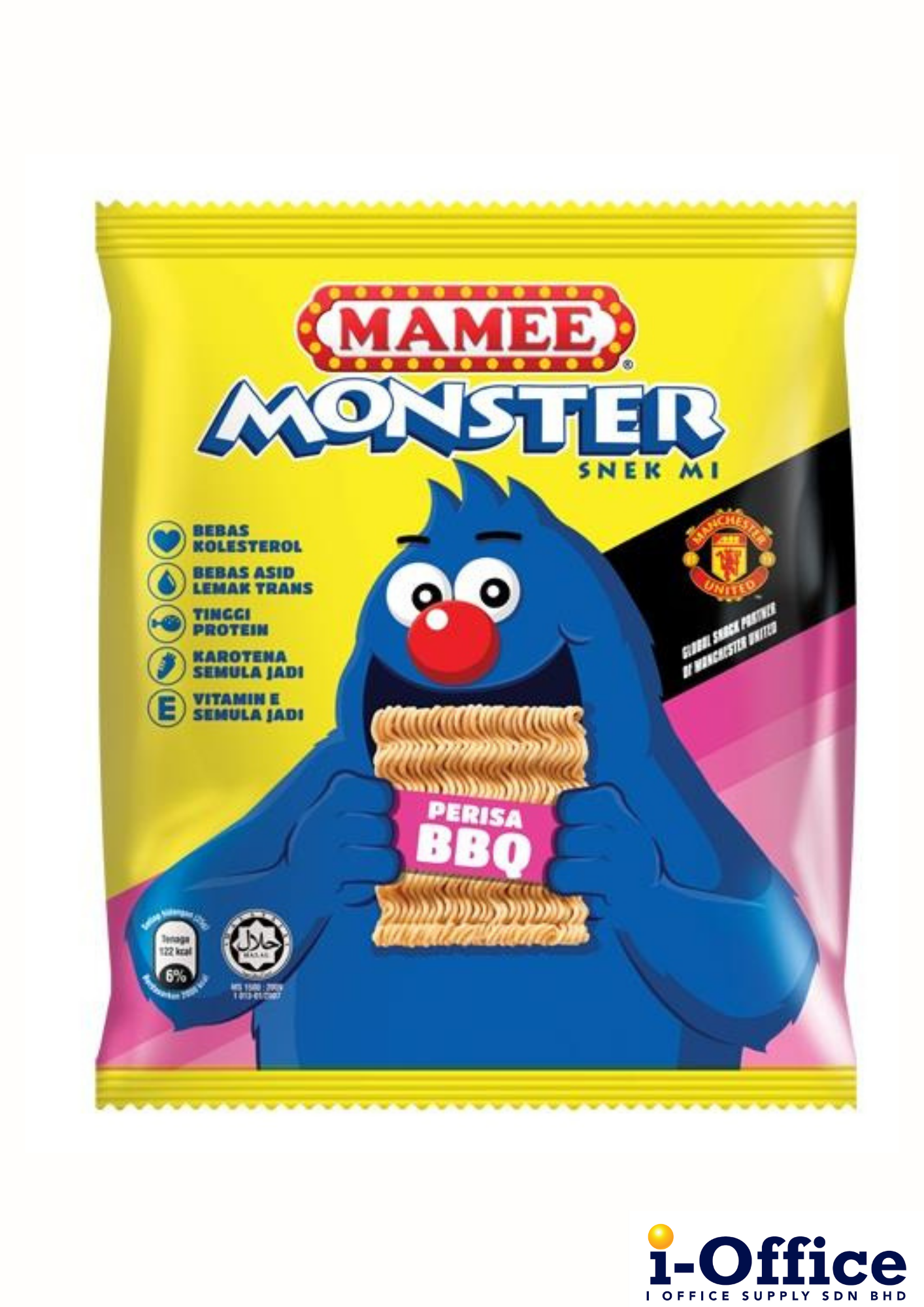 Mamee Monster Snack Noodles BBQ - 40s x 25g