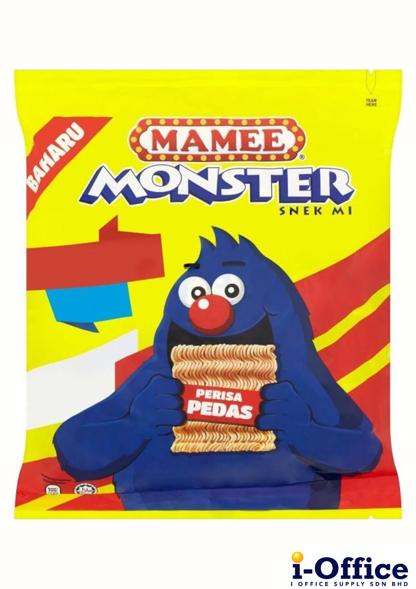 Mamee Monster Snack Noodles Hot & Spicy 40s x 25g