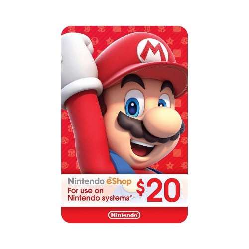 Nintendo eshop card customer service store