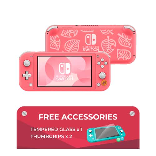 Nintendo Switch Lite Console Isabelle Aloha Edition Coral Gamers