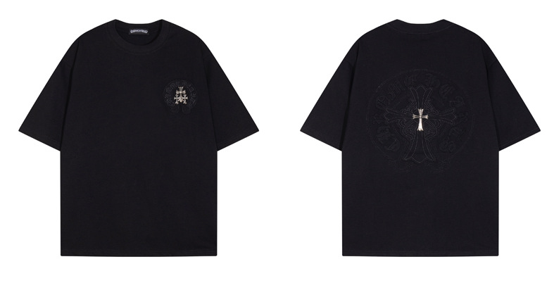 Chrome Hearts クロムハーツ 毎日のコーデに シンプル半袖T Chrome Hearts クロムハーツ 毎日のコーデに シンプル半袖T