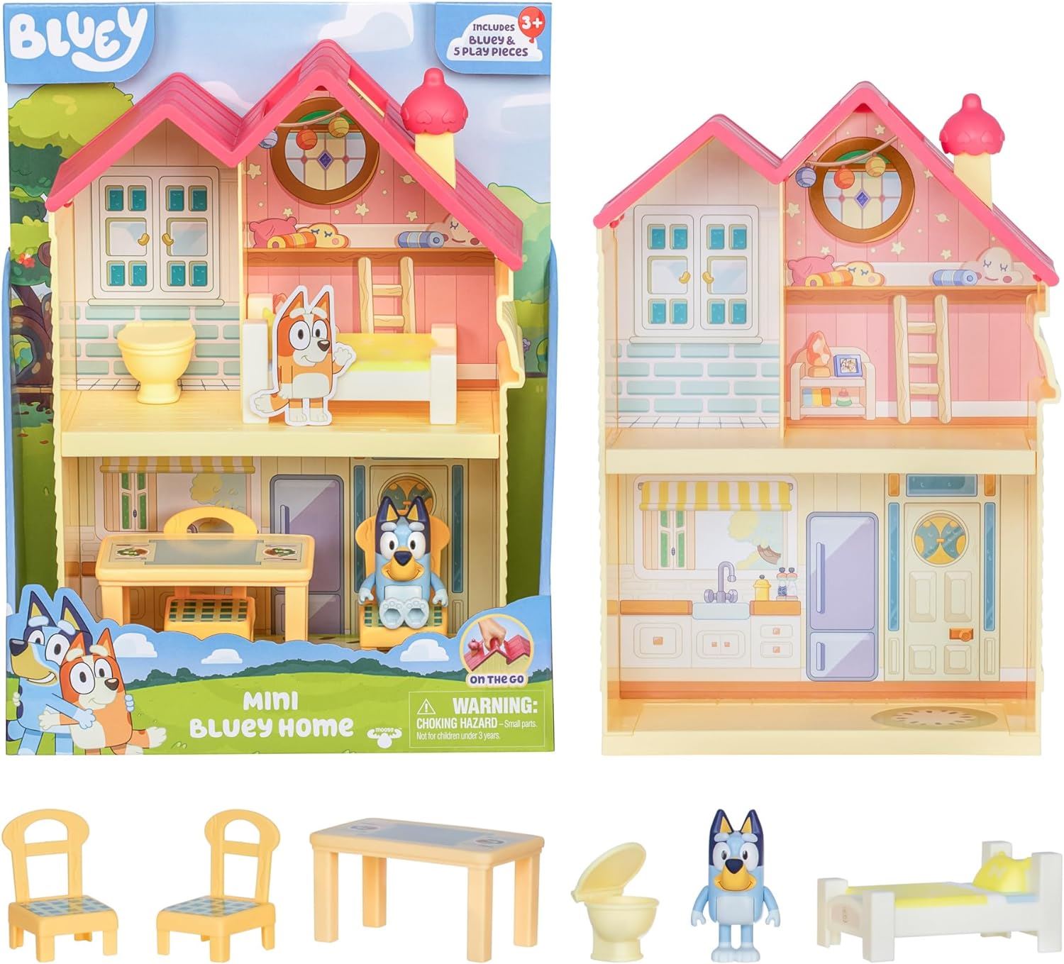 Bluey Mini Bluey Home Compact House Playset – NZgameshop