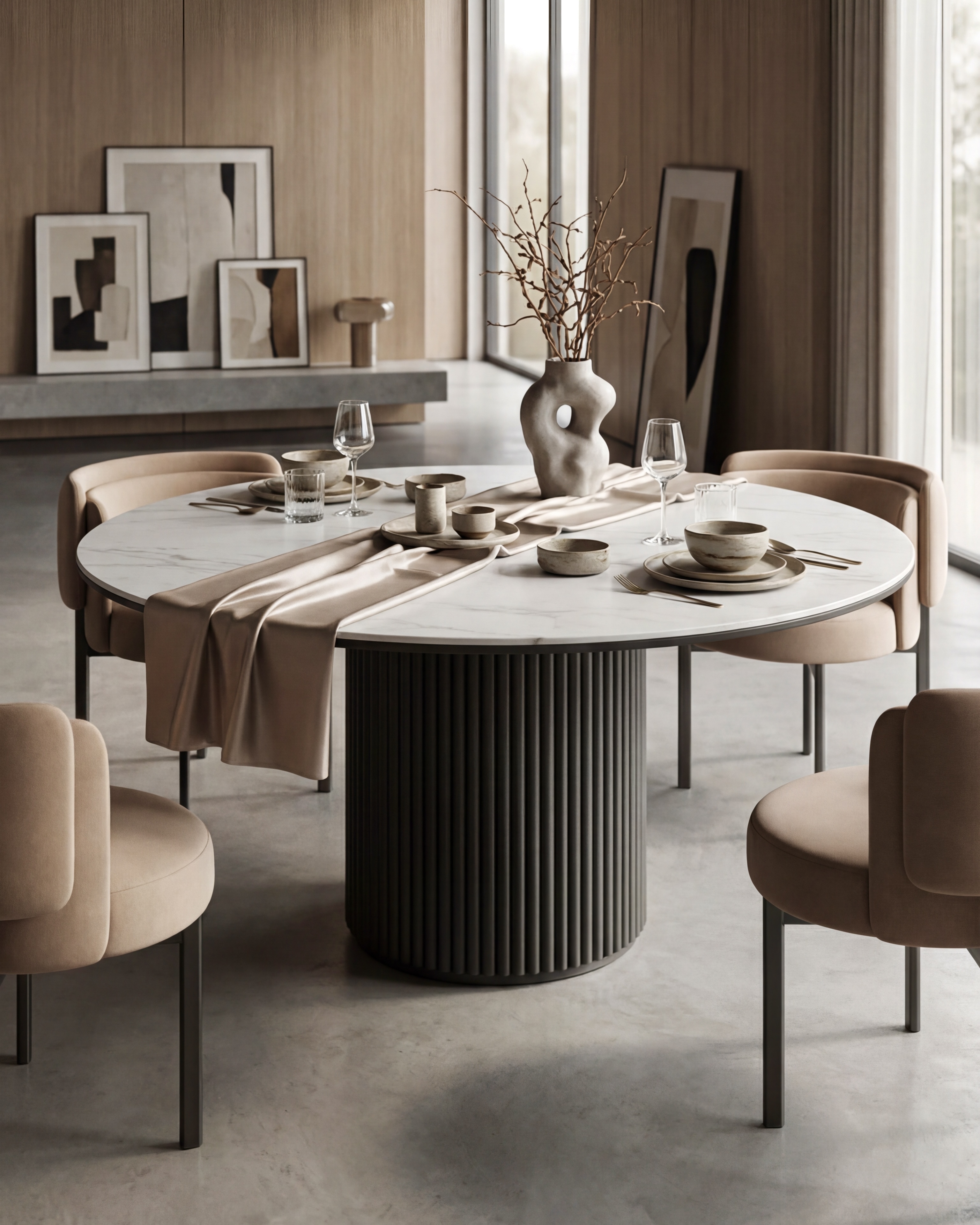 Lior Extendable Dining Table-Son & Bear
