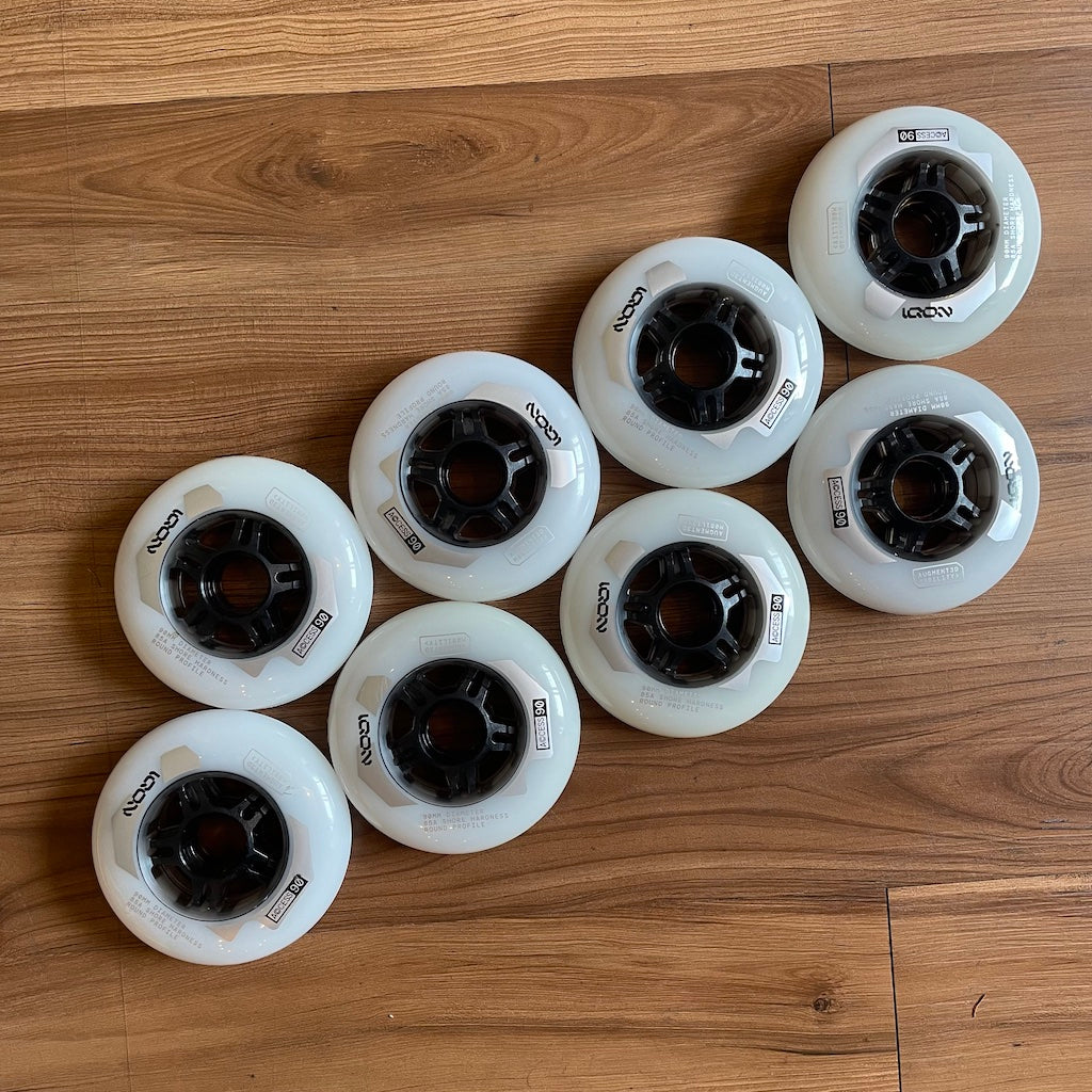 IQON - 90mm/85a Access Natural Urban Inline Skate Wheels – Wheel Love ...