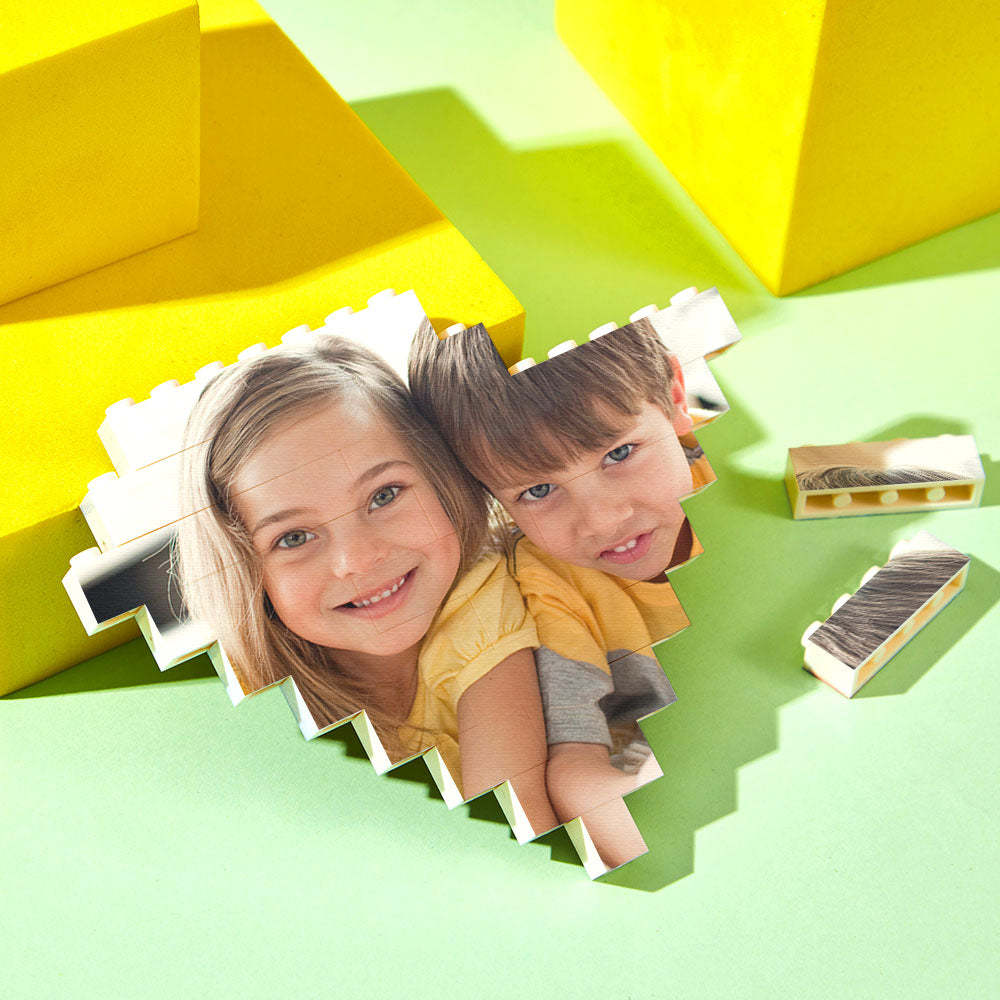 Custom Building Block Puzzle Personalized Photo Brick Diamond Shape