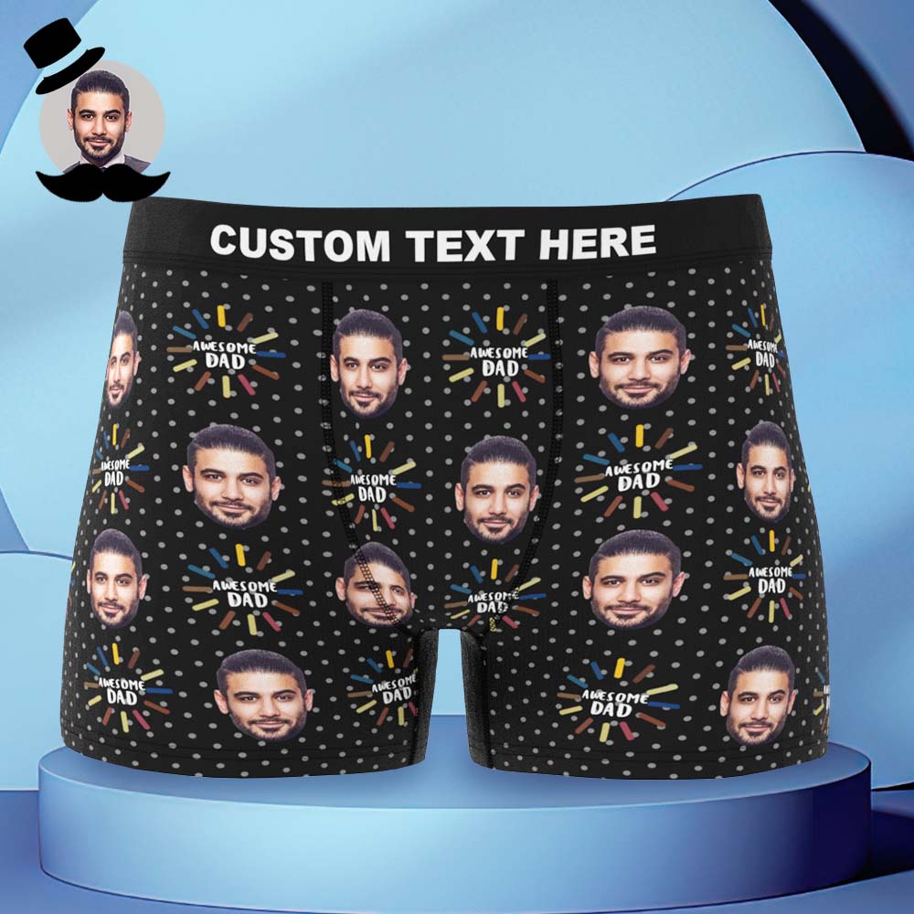 Custom Colorful Face Boxer Shorts | Put Your Face on Boxers ...