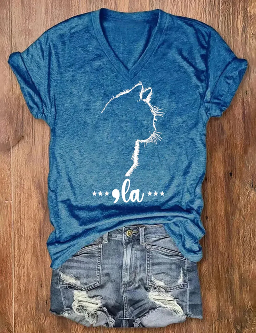 Women's Comma-La Print T-Shirt