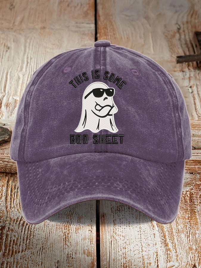Unisex This is some Boo Sheet embroidery Design Baseball Cap