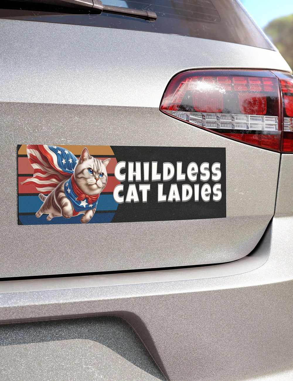 Childless Cat Ladies Car Sticker
