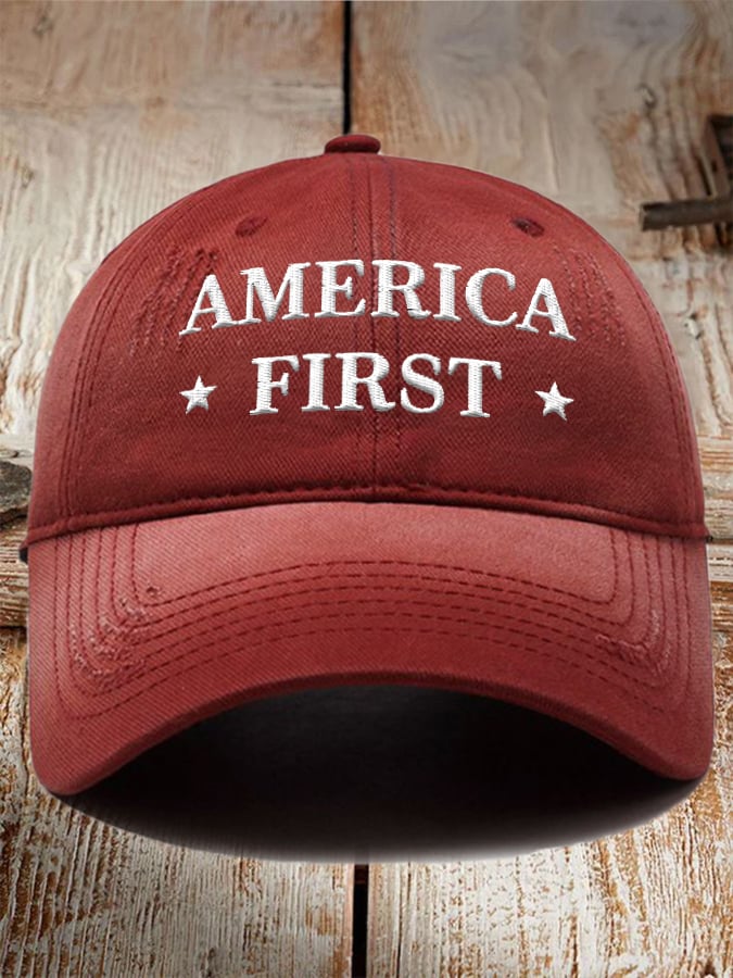 Unisex America First Hat