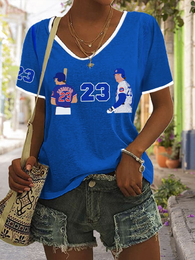 Women's Retro R.I.P. Number 23 Print T-shirt