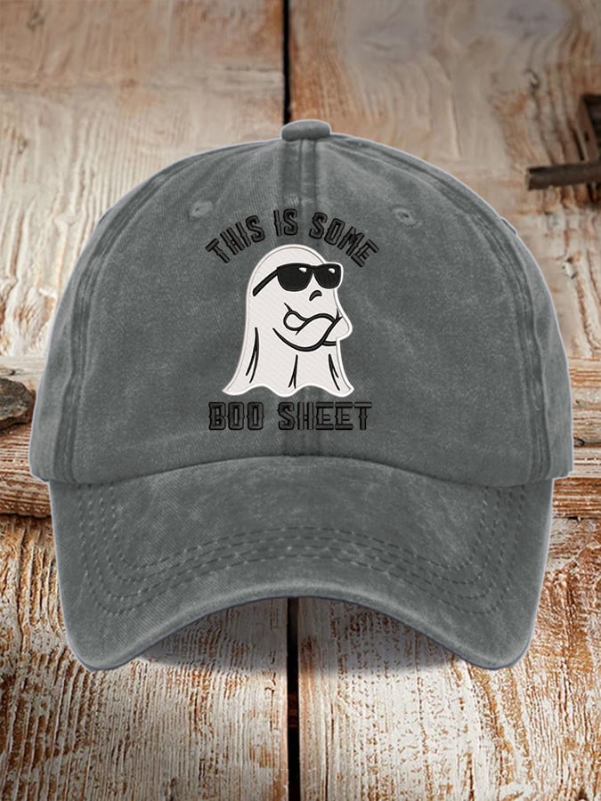 Unisex This is some Boo Sheet embroidery Design Baseball Cap