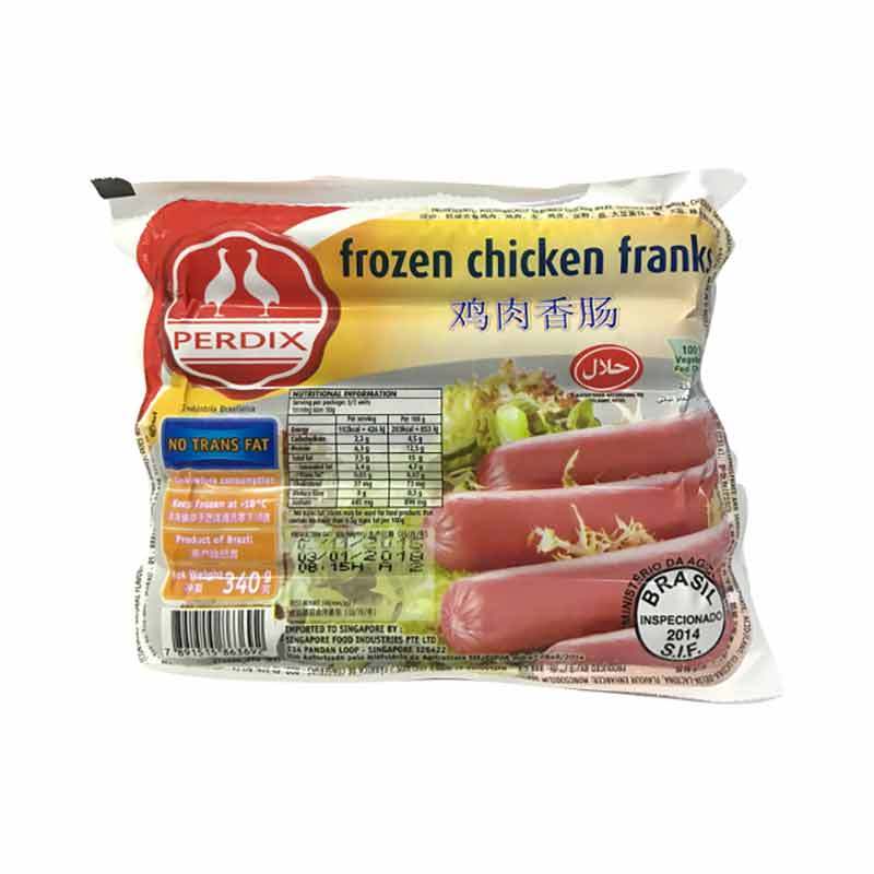 Perdix Chicken Frank 双鸟热狗 340gm/pkt-Mr Joy’s Supermarket