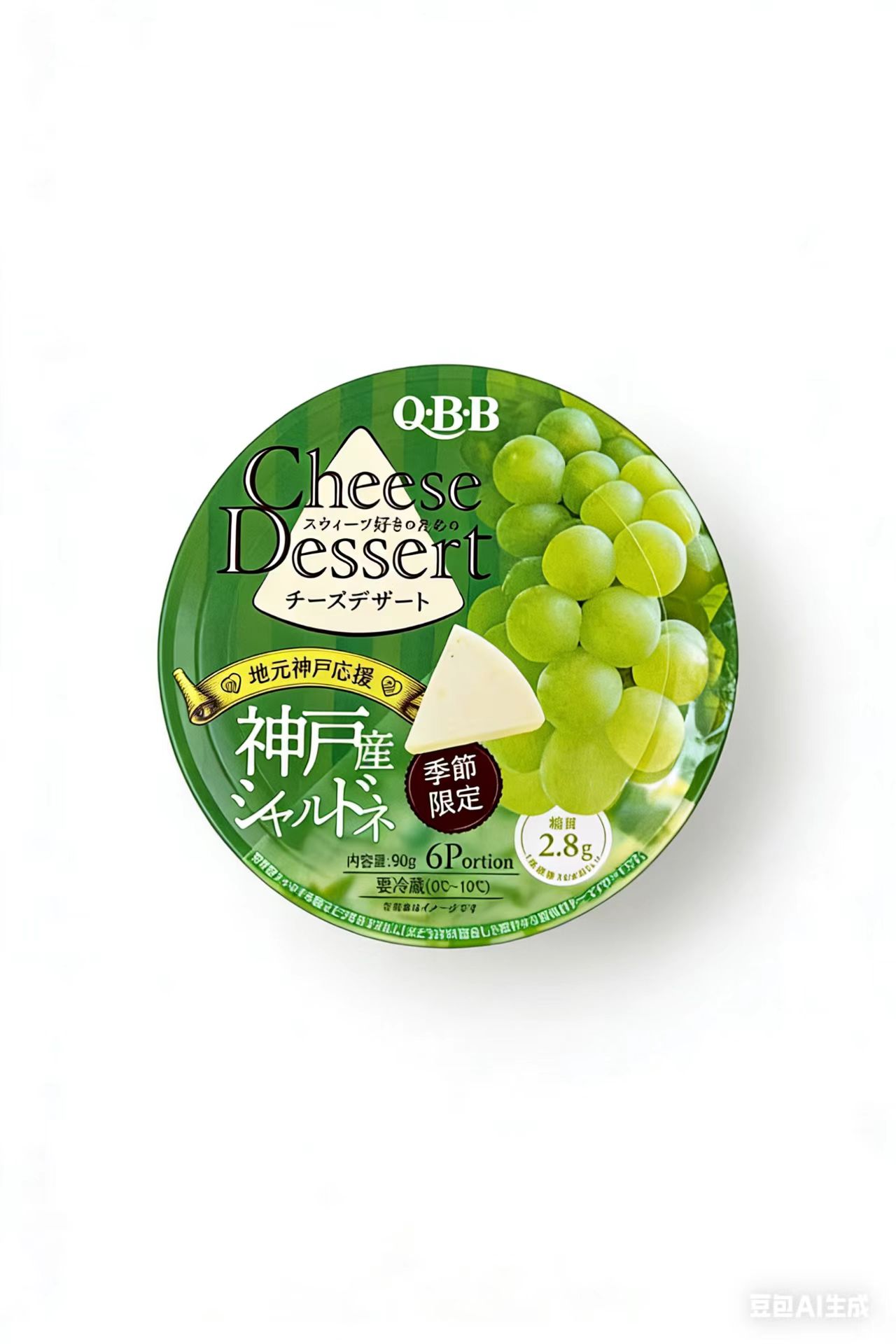 QBB Low-Calorie Fruit Cheese Kobe Chardonnay Flavor 6P 90g – eBest