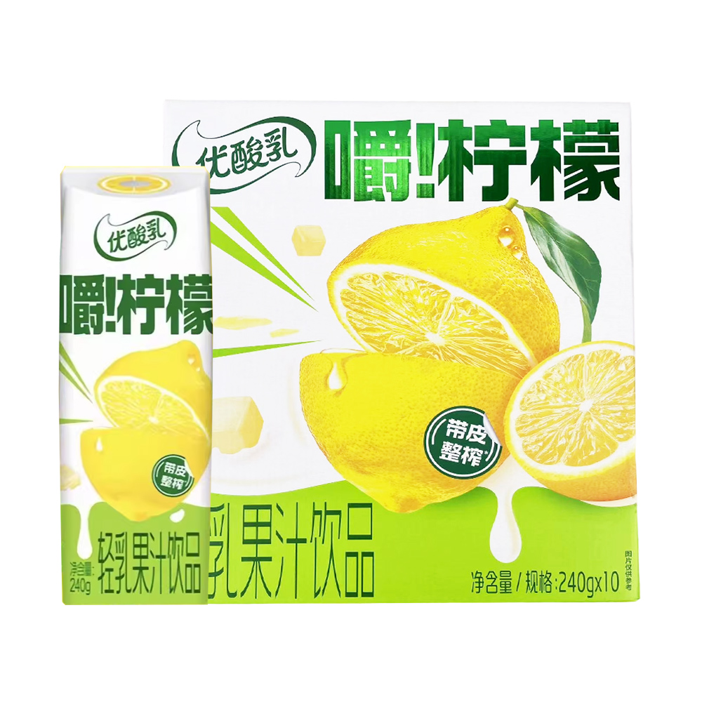 [Box] Yili yogurt lemon flavor 240g*10 – eBest