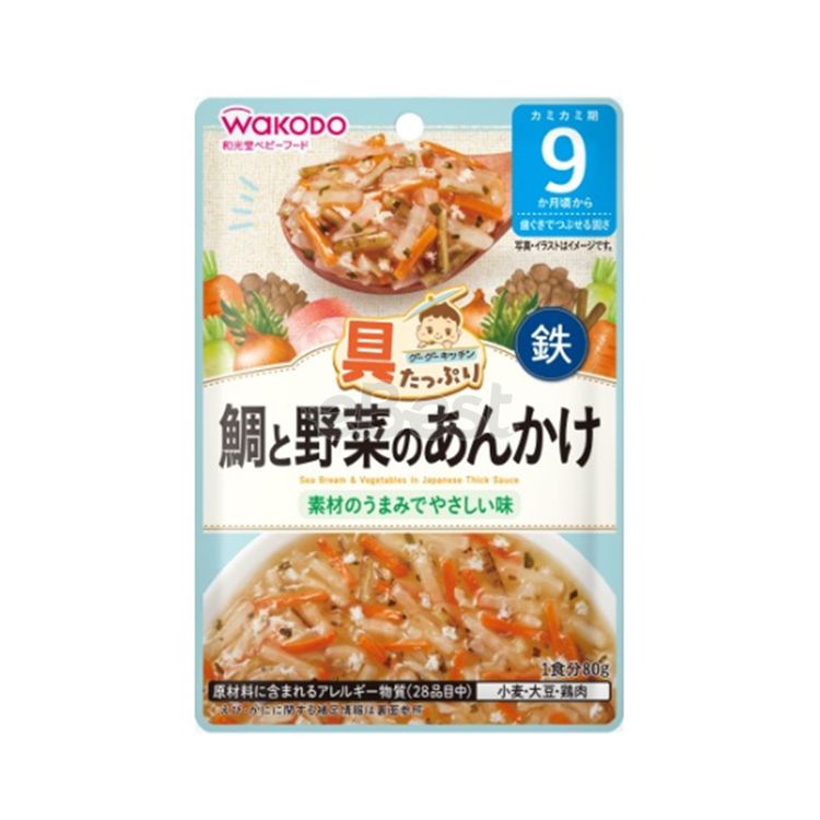 Wakodo Baby Food Snapper and Vegetable Topping 9m+ 80g – eBest