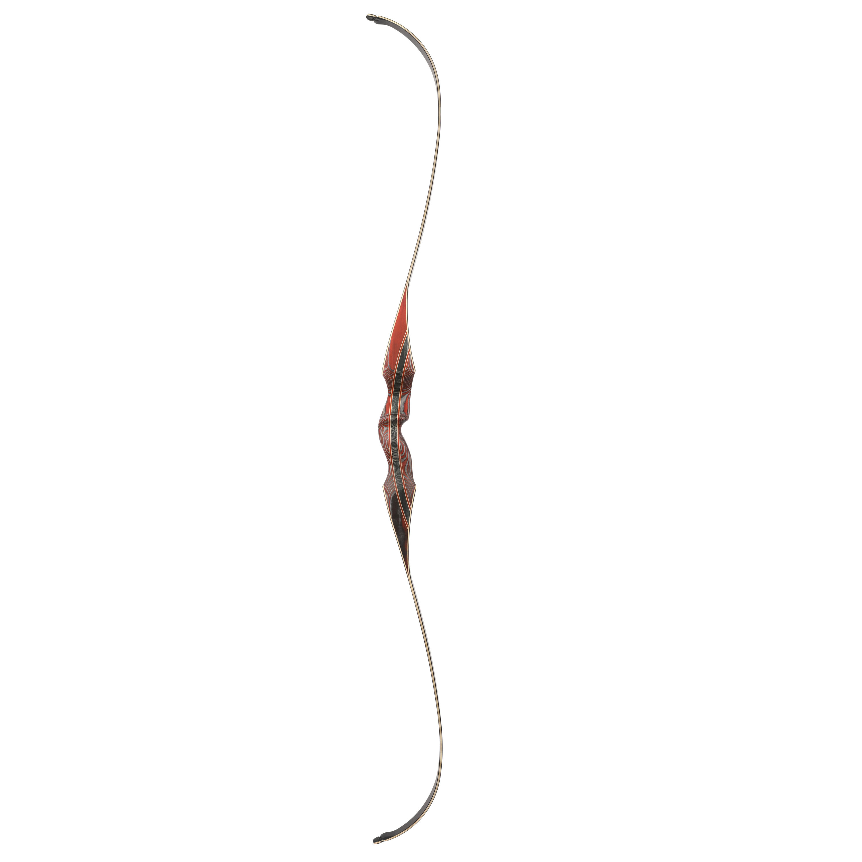 64'' Traditional Recurve Bow Longbow 30-60lbs Horsebow One Piece ...