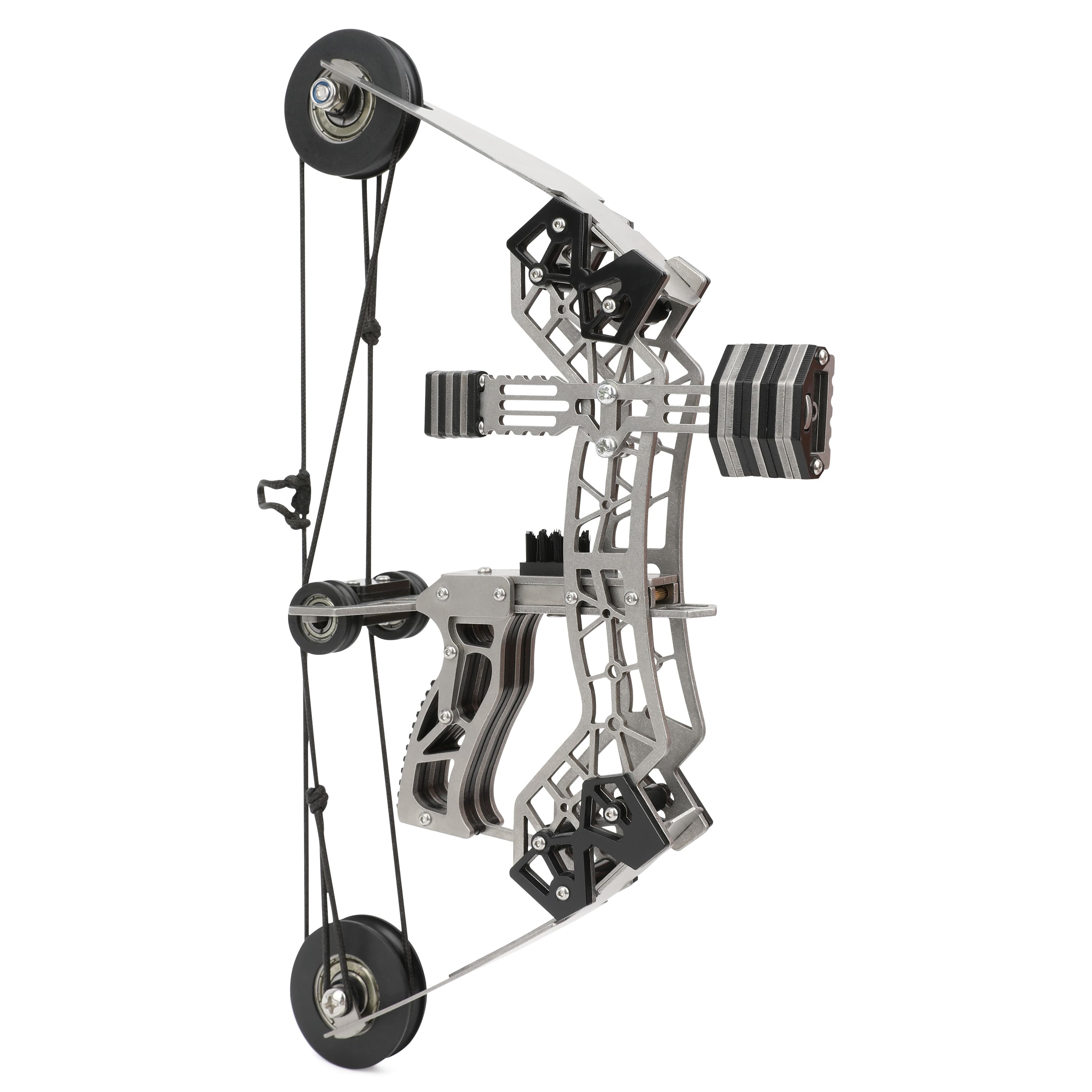 Mini Compound Bow Kit – 12lbs Draw Weight, 50m Range – WOLFMAN ARCHERY