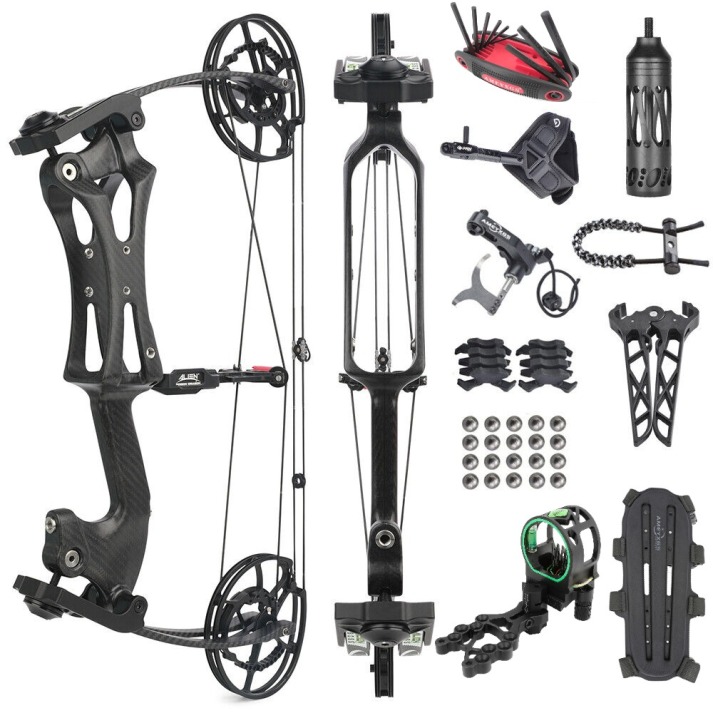 ALIEN Carbon Compound Bow for Arrows & Steel Balls Hunting RH LH ...