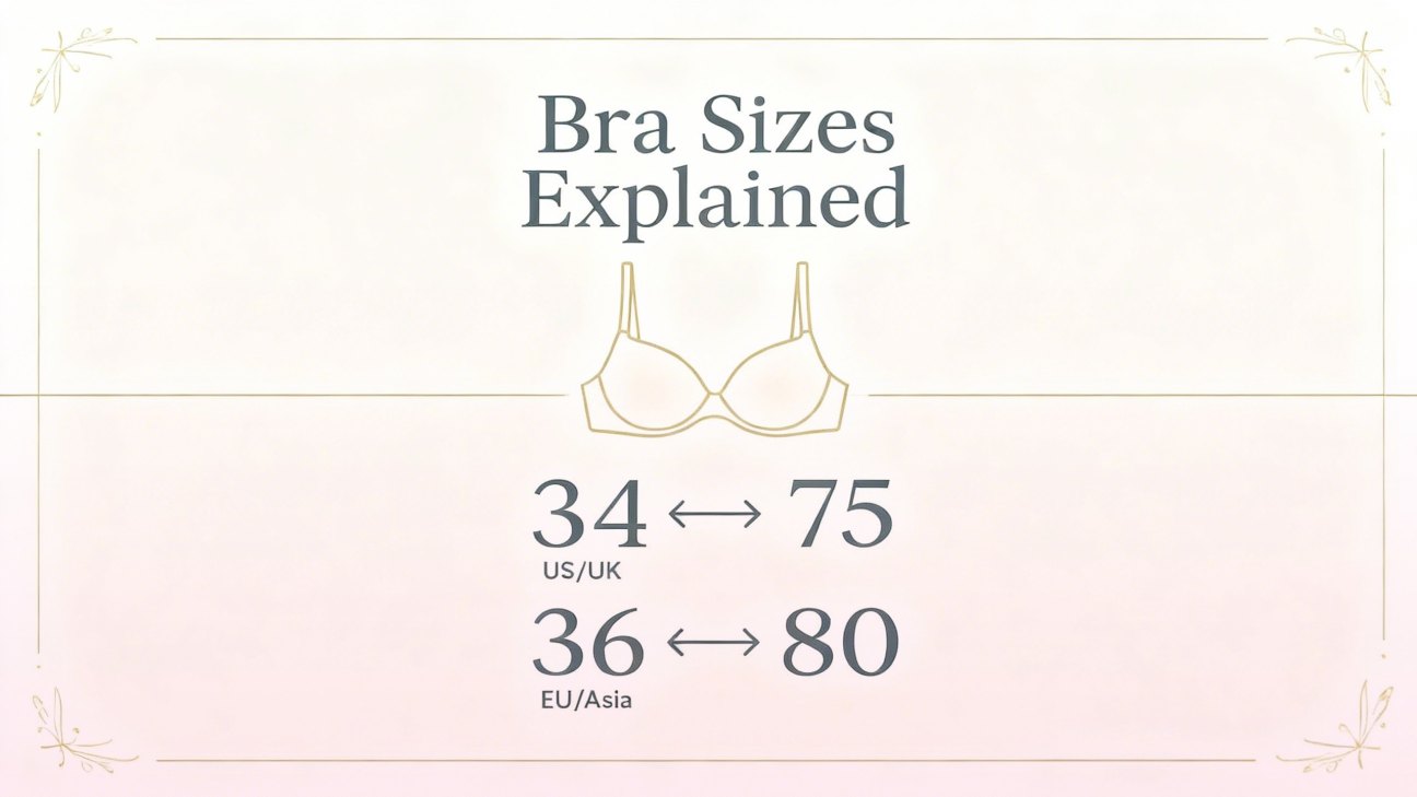 Bra Sizes Explained: 34 75 bra size big or small？ – Veimia