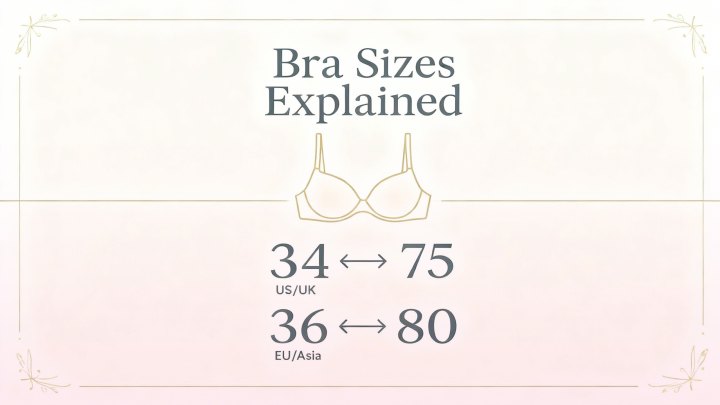 Bra Sizes Explained: 34 75 bra size big or small？ – Veimia