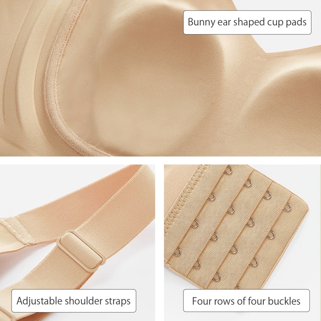 VEIMIA The Most Comfortable Minimizer Bra- Skin Color Foundation ...